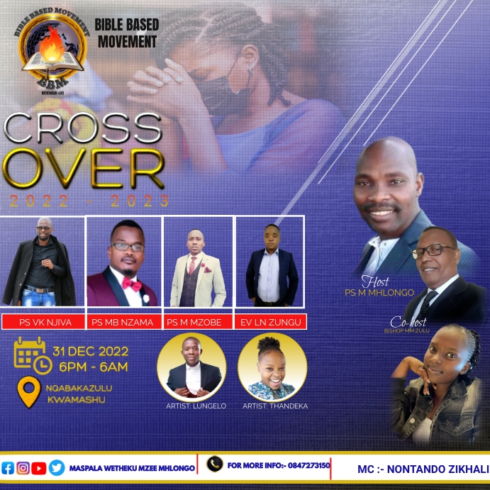 CROSS OVER SERVICE Template | PosterMyWall