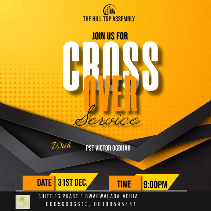 Cross over service Template | PosterMyWall