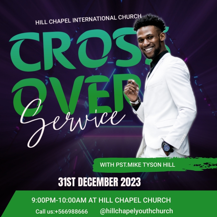 Cross over service Template | PosterMyWall