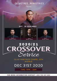 cross over church flyer Template | PosterMyWall