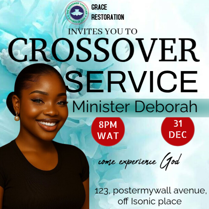 Plantilla de Cross over service flyer design template | PosterMyWall