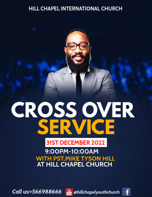cross over service flyer template (2) | PosterMyWall