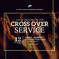 cross over service flyer template | PosterMyWall