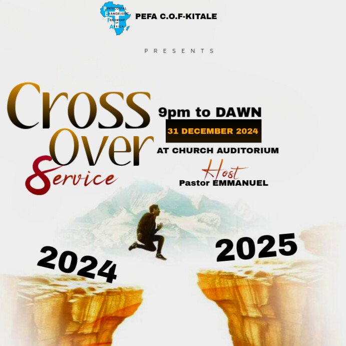 Cross Over Service Instagram Post Template | PosterMyWall