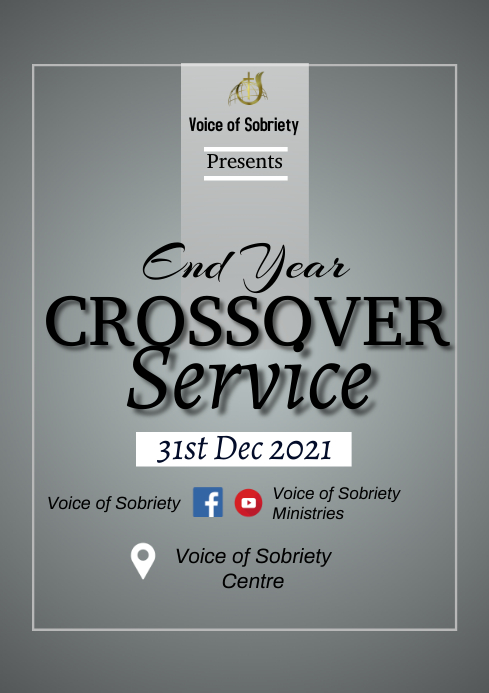 cross over service poster Template | PosterMyWall