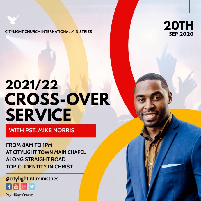 cross over service poster Template | PosterMyWall