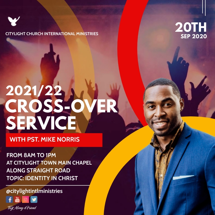 cross over service poster Template | PosterMyWall