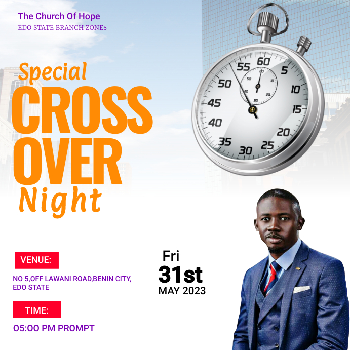 CROSS OVER SERVICR Template | PosterMyWall
