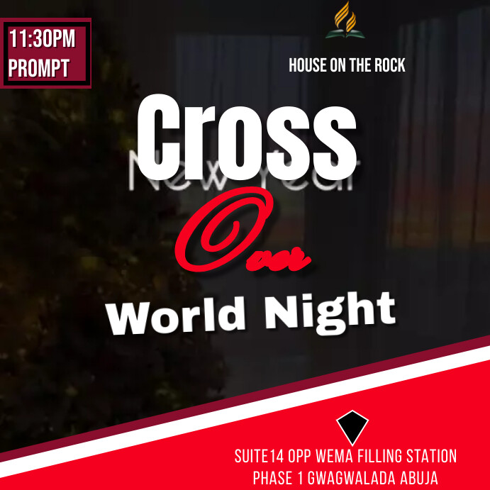 Cross-Over template | PosterMyWall