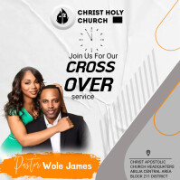 cross over service invitation flyer Template | PosterMyWall