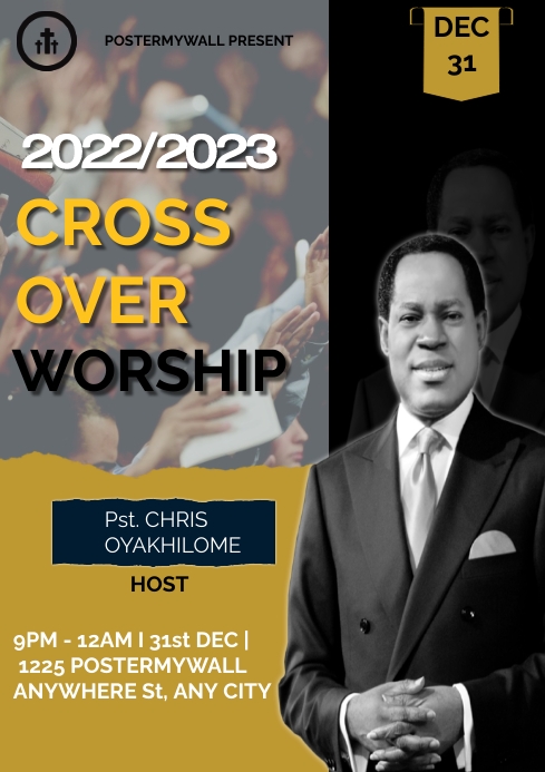 Cross Over template flyer | PosterMyWall