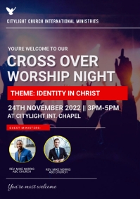 worship night flyer Template | PosterMyWall