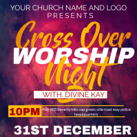 Cross overnight Template | PosterMyWall