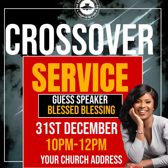 Cross overnight Template | PosterMyWall