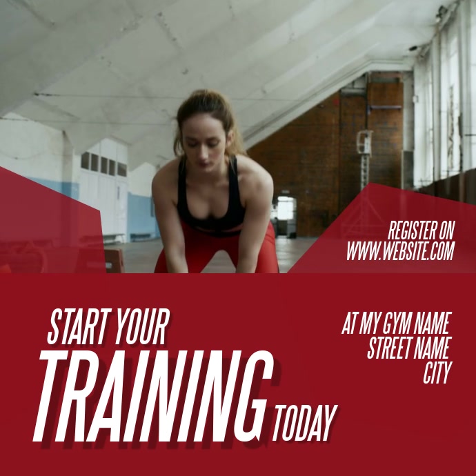 Crossfit Fitness Template | PosterMyWall