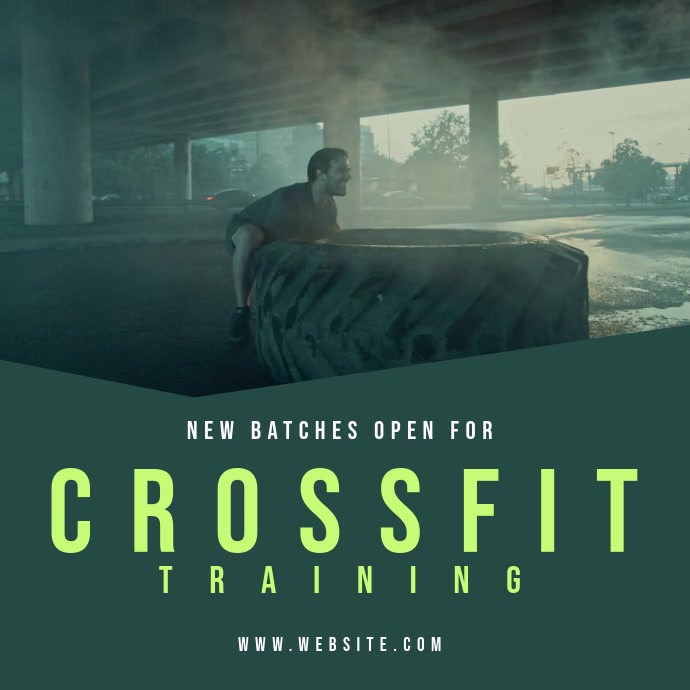 Crossfit training Template | PosterMyWall