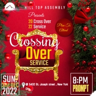 Church New Year Cross over Service Flyer Template | PosterMyWall