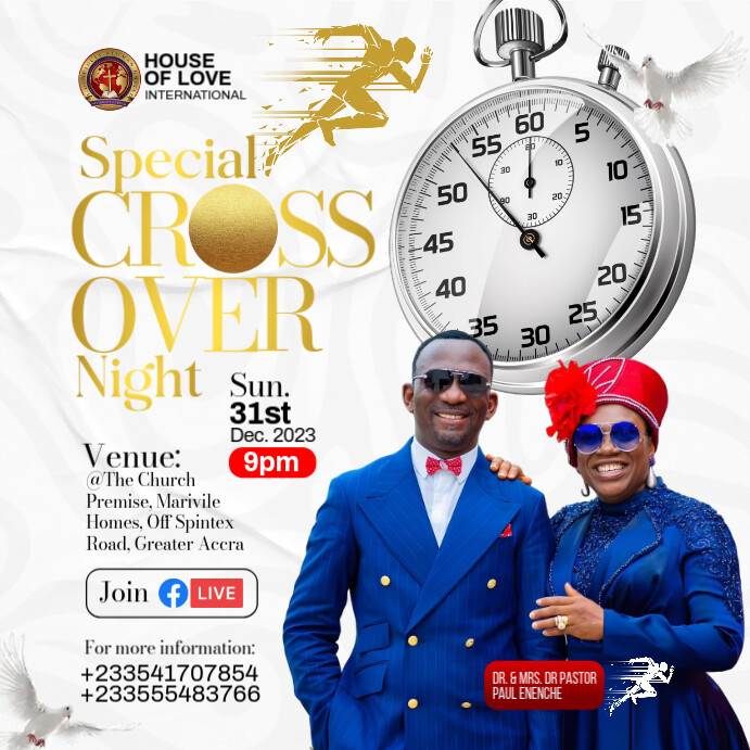 Crossover, 31st Night Church flyer | PosterMyWall