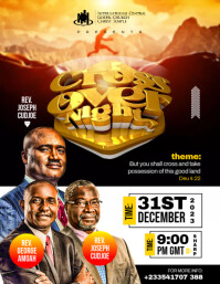Crossover, 31st Night Church Flyer Template | PosterMyWall