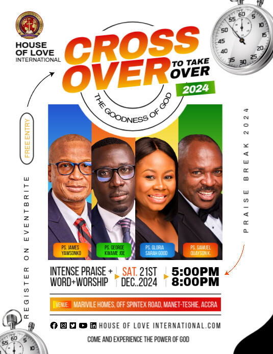 Crossover, 31st Night Church Flyer Template | PosterMyWall