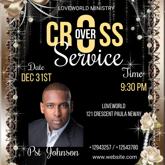Crossover Church flyer Template | PosterMyWall
