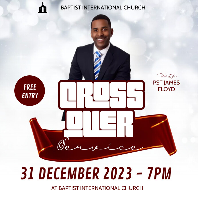 crossover church flyer Template | PosterMyWall
