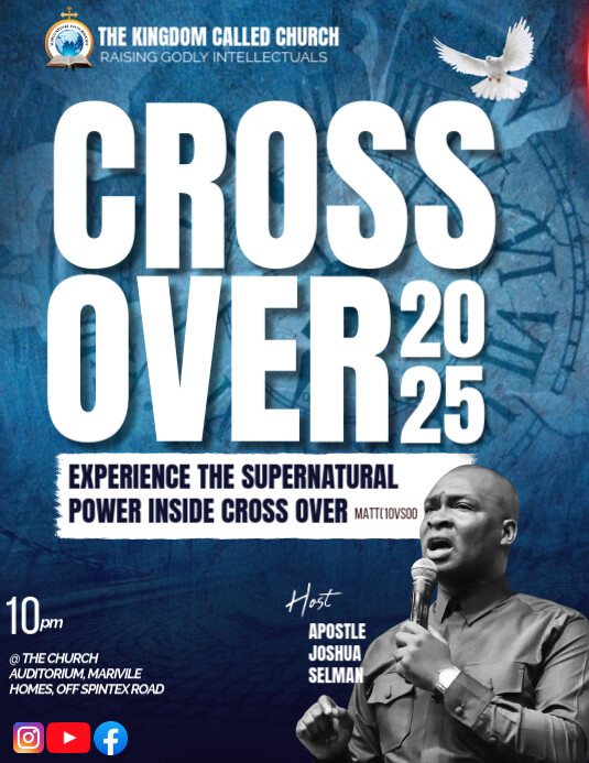 Copy of CROSSOVER CHURCH FLYER | PosterMyWall