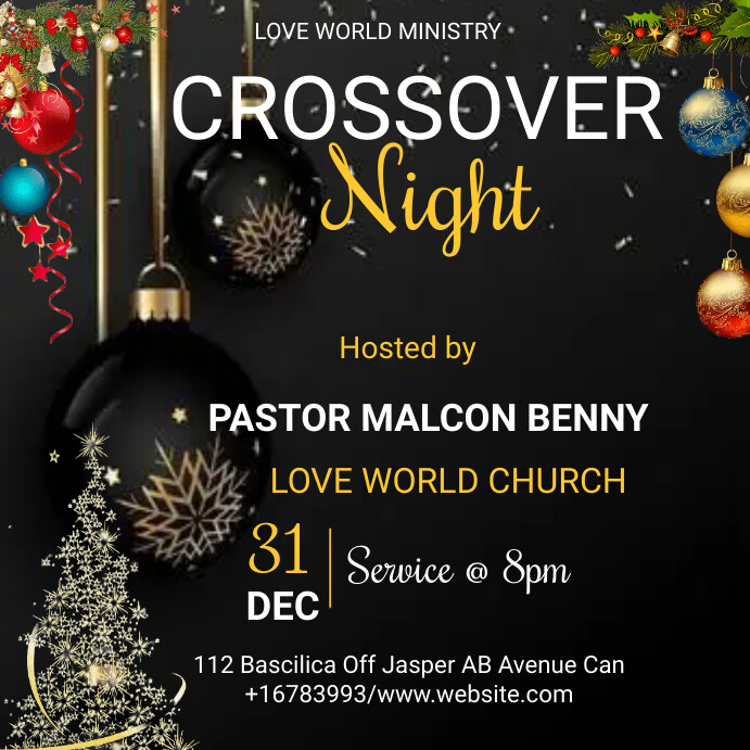 Crossover Church flyer Template | PosterMyWall