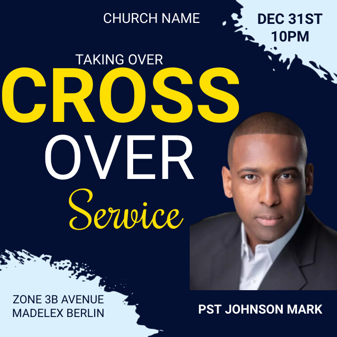 Crossover Church flyer Template | PosterMyWall