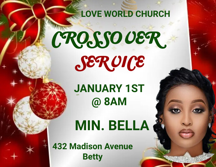 Crossover Church flyer Template | PosterMyWall