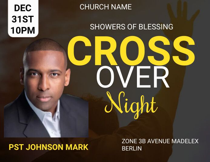 Crossover Church flyer Template | PosterMyWall
