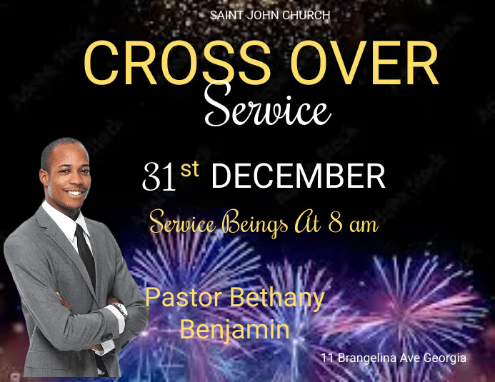 Crossover Church flyer Template | PosterMyWall