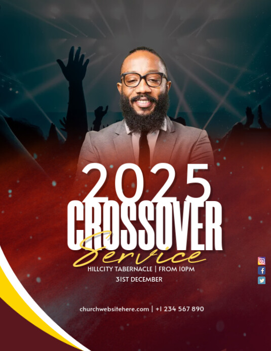 Copy of crossover church service | PosterMyWall