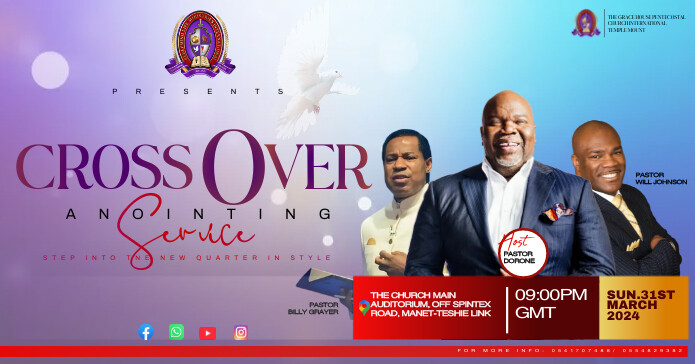 Copy of Crossover church service template (2) | PosterMyWall