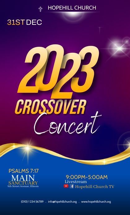 Copy of crossover concert | PosterMyWall