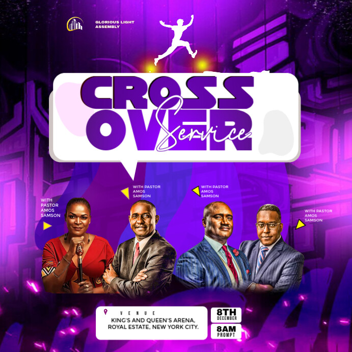 crossover cross over worship gathering service, Christmas carol ...