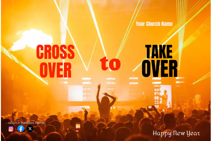 Crossover Design and Crossover template | PosterMyWall