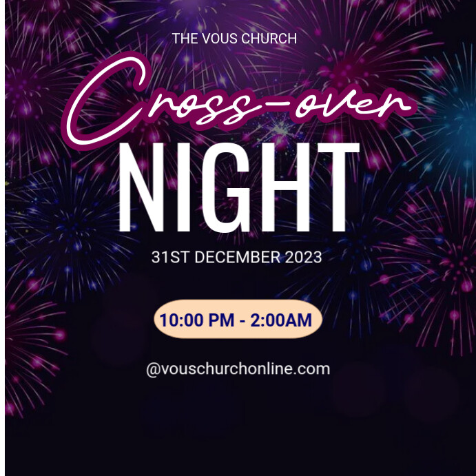 Crossover Templat | PosterMyWall