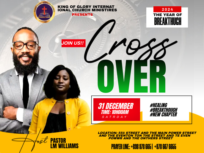 Crossover Template | PosterMyWall