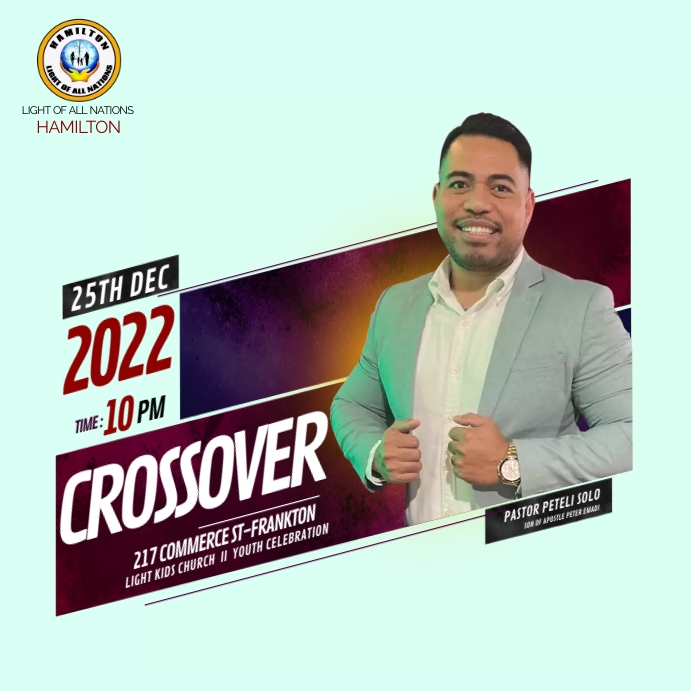 CROSSOVER Template | PosterMyWall