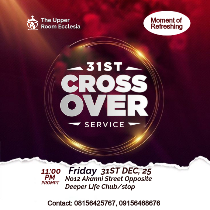 Plantilla de Crossover | PosterMyWall