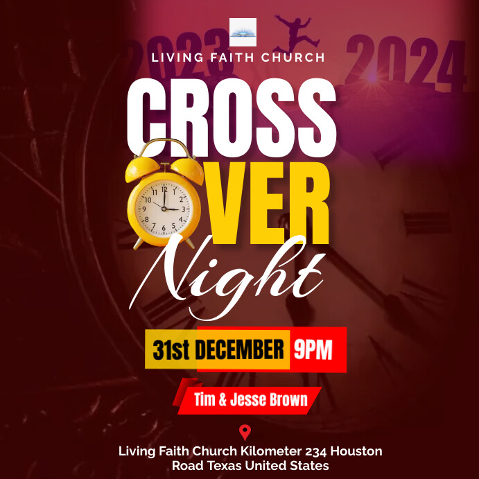 crossover Template | PosterMyWall