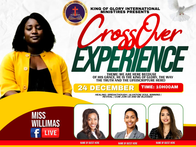 Crossover Template | PosterMyWall