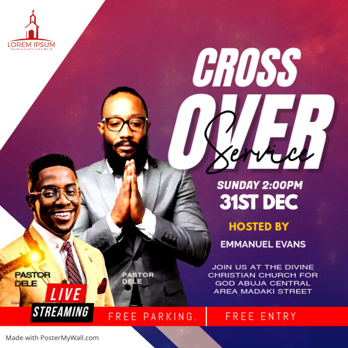 Copy of crossover flyer design | PosterMyWall