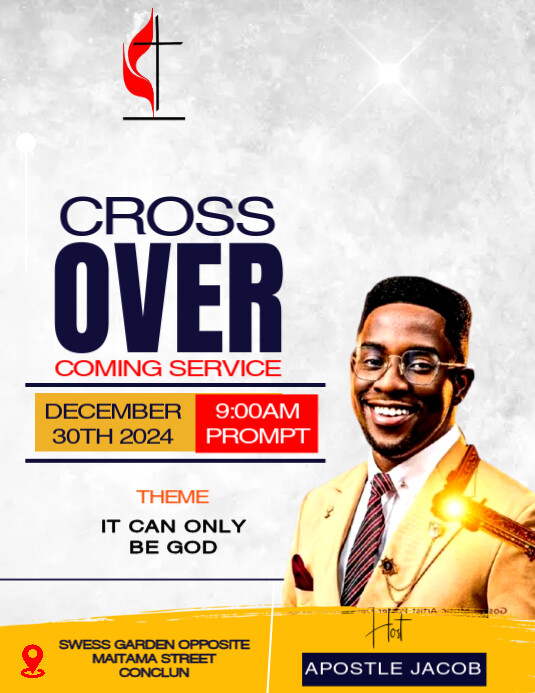 Copy of crossover flyer design | PosterMyWall