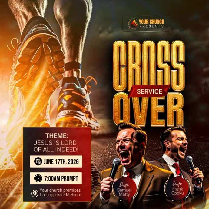Crossover flyer Template | PosterMyWall