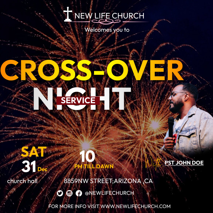 Copy of Crossover night (1) | PosterMyWall