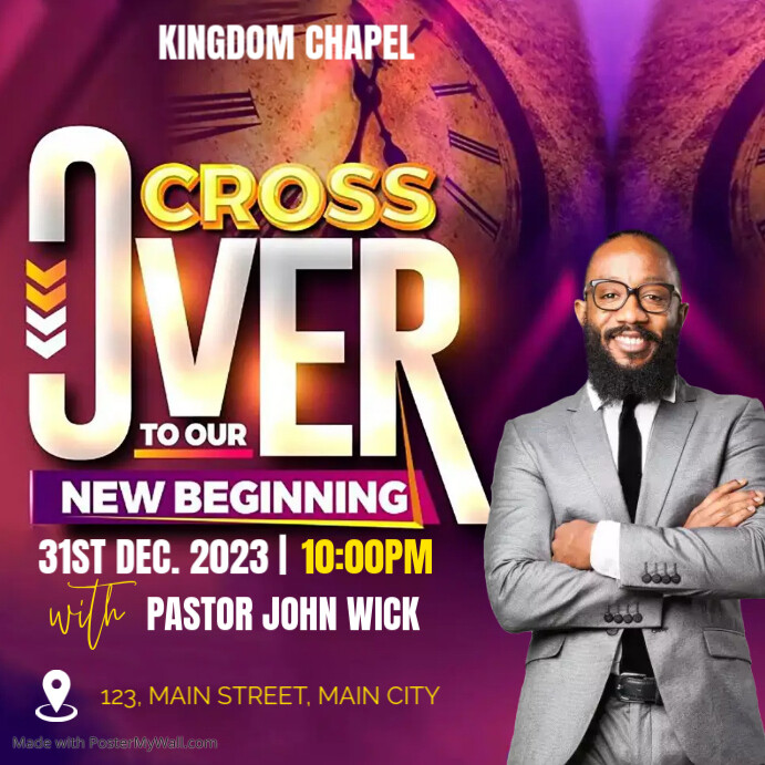 crossover night (2) Template | PosterMyWall