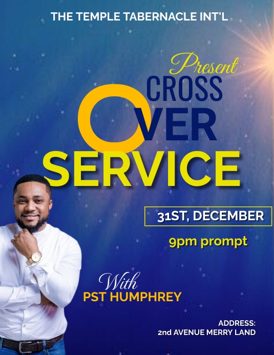 Crossover night (3) Template | PosterMyWall