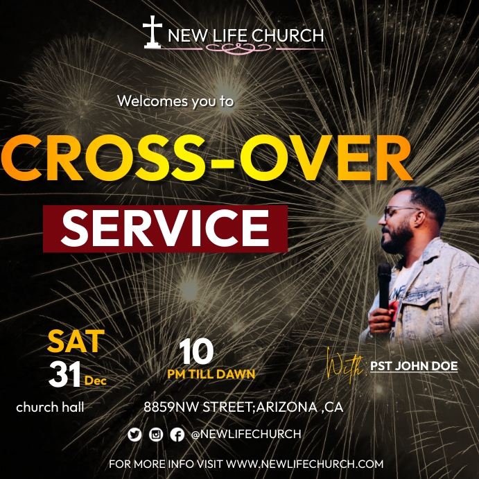 Crossover night (5) Template | PosterMyWall